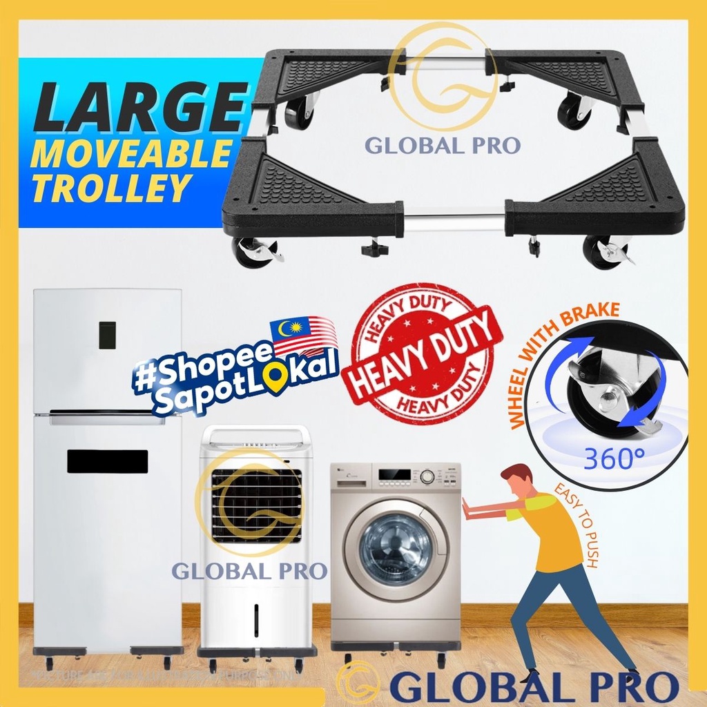 [MED/LARGE] Adjustable Movable Base with Roller Washing Machine Fridge ...