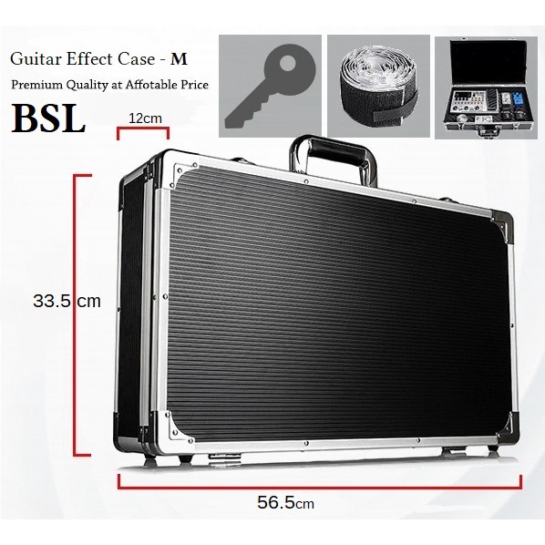 BSL Medium Electric Effect Pedal Case - (M) Board Box Hard Case ...