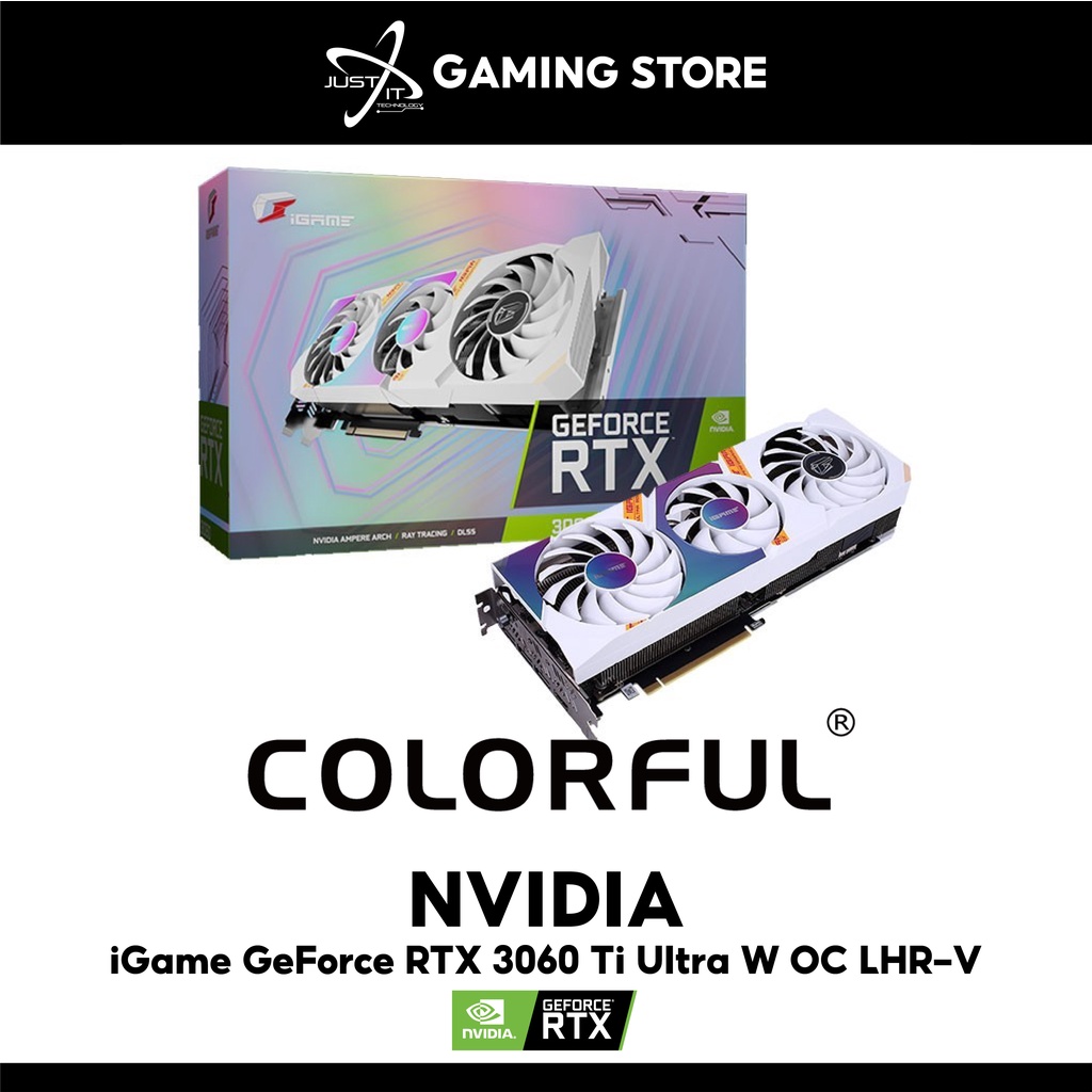COLORFUL GEFORCE RTX3060 TI ULTRA W OC 8GB DDR6 GRAPHICS CARD (LHR ...