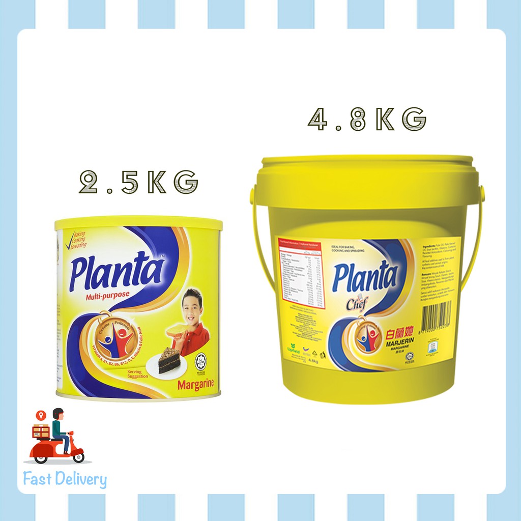 PLANTA CHEF MARGARINE/ MARJERIN 2.5KG/ 4.8KG | Shopee Malaysia