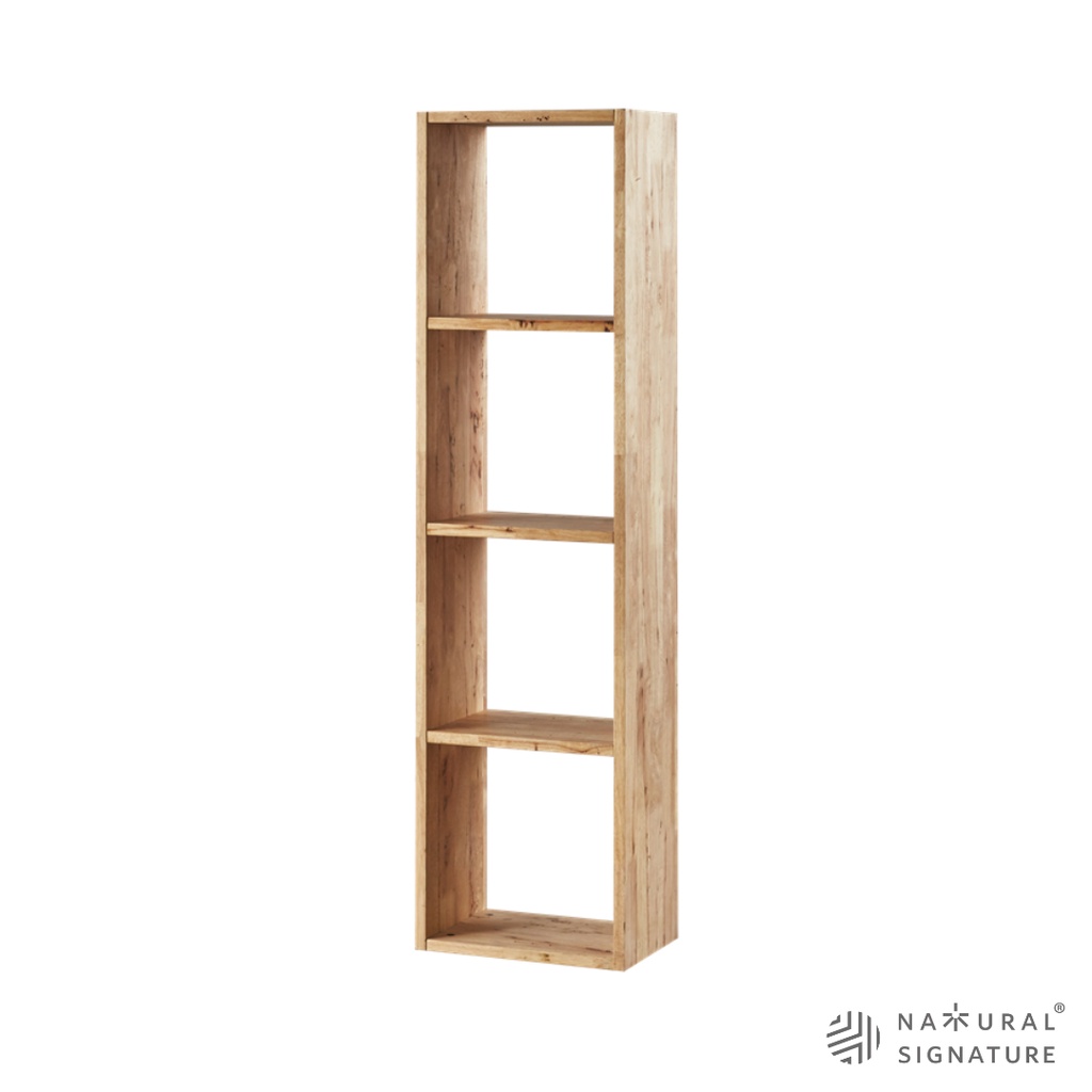 Natural Signature 4627A2-6 Woodwall-1x4 open shelf[Book shelf/Wooden ...