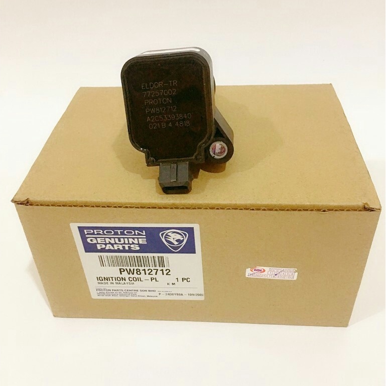 ORIGINAL PW812712 IGNITION PLUG COIL PROTON EXORA BOLD PREVE TURBO ...