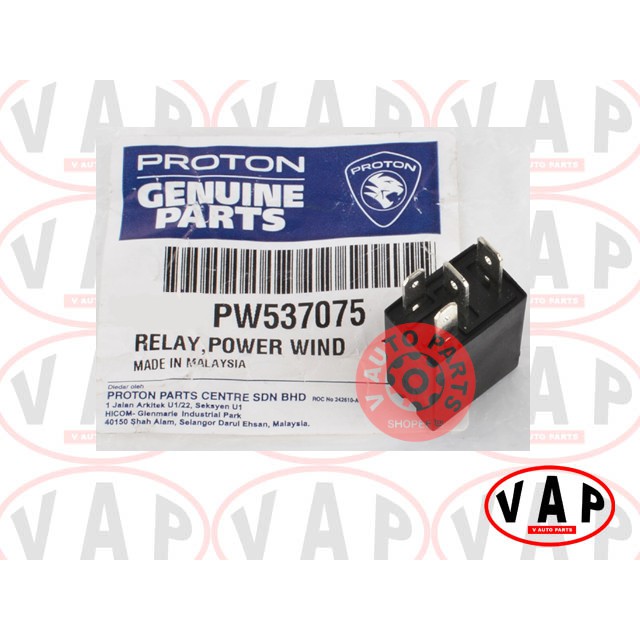 Head Lamp Relay Proton Wira Saga (4 PIN) PW537075 (Proton Genuine Parts ...