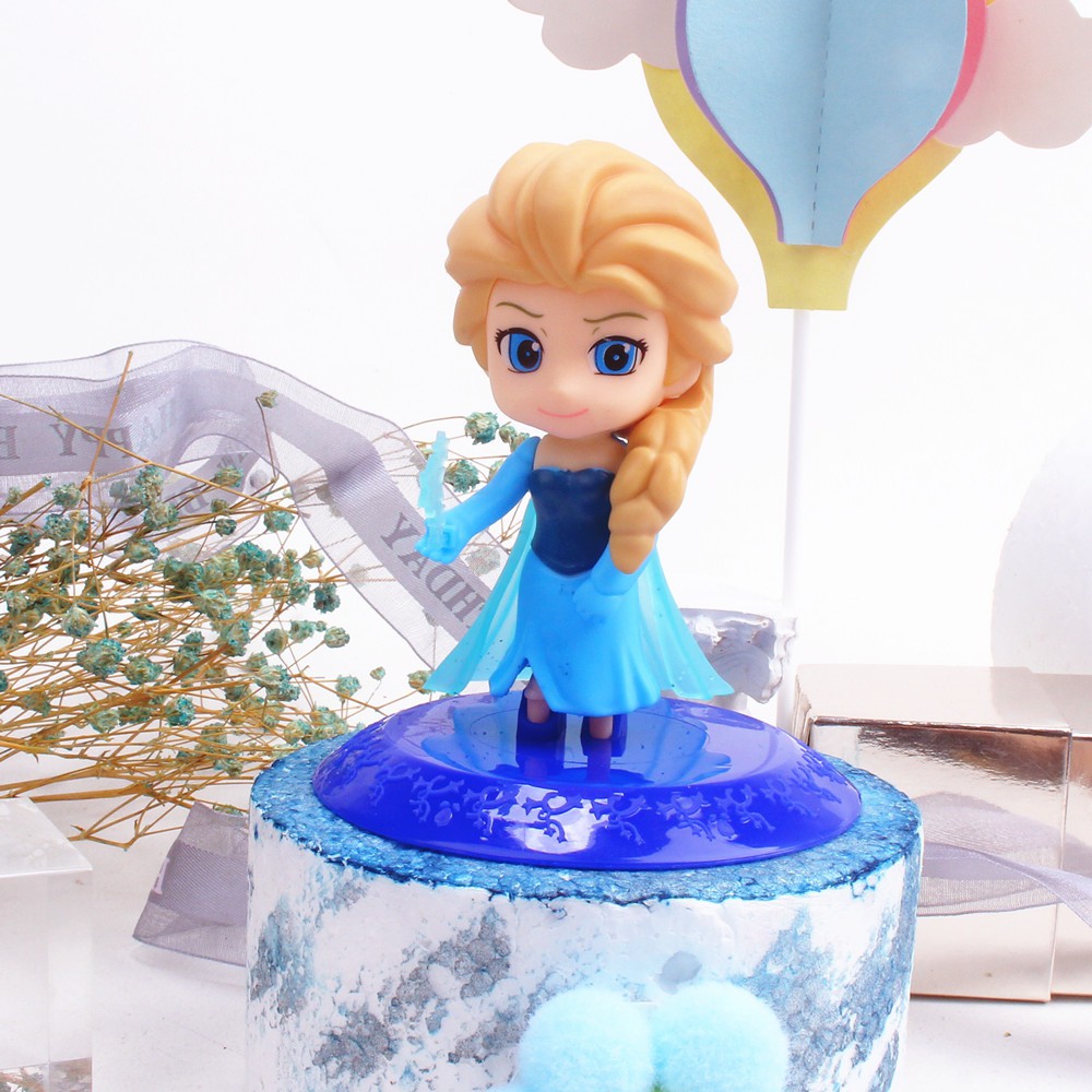 [Ready Stock] Frozen Princess Elsa Cake Topper Kek Topper Patung Frozen ...