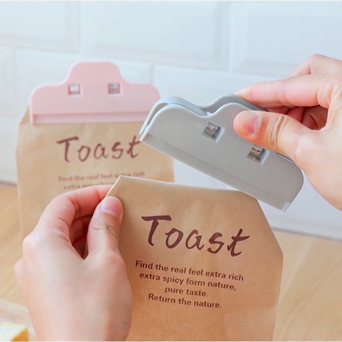 Food Bag Sealing Clip Plastic Snack Safe Sealer Clipper Pack Packing ...
