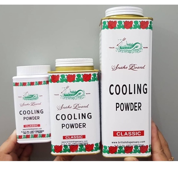 St.luke's Snake Brand Cooling Powder Classic (50G/150G/300G) | Shopee ...