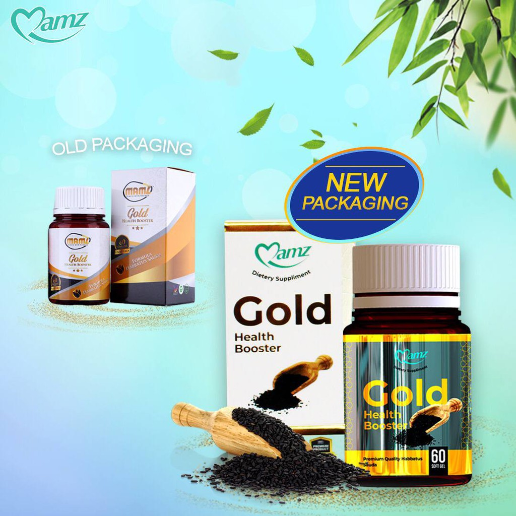 Mamz Gold, Health Booster (FREE gift Edisi Khas Mamz GOLD 1 botol ...