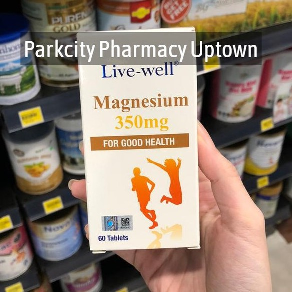 Live-Well Magnesium 350mg 60s 2468 | Shopee Malaysia