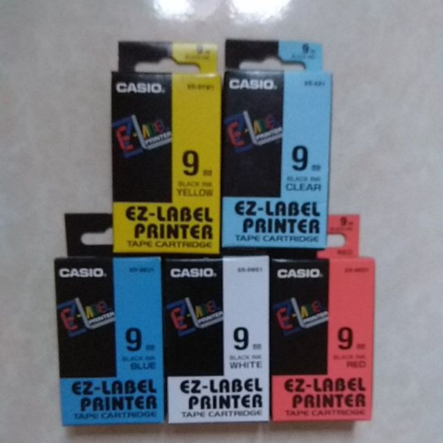 CASIO EZ-LABEL PRINTER TAPE CARTRIDGE 9MM | Shopee Malaysia