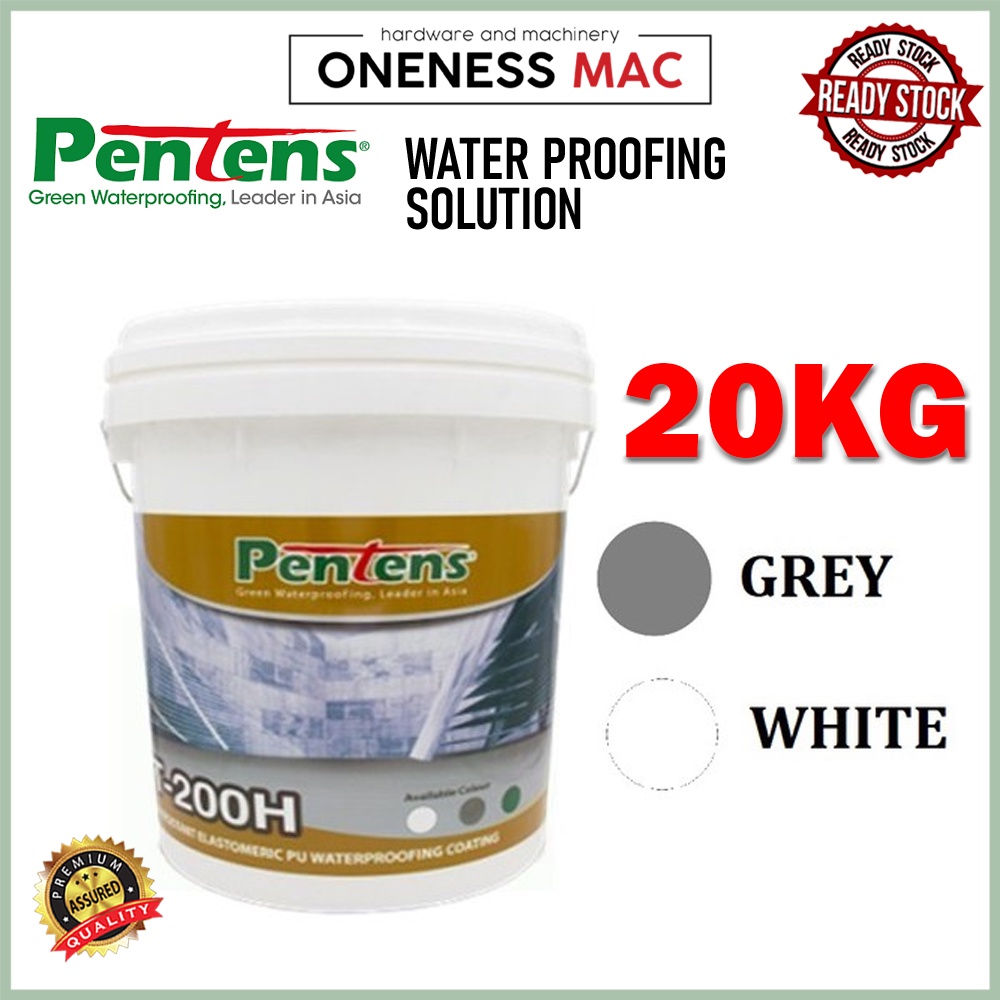 PENTENS UV RESISTANT ELASTOMERIC PU WATERPROOFING COATING - 20KG (T200-H) | Shopee Malaysia