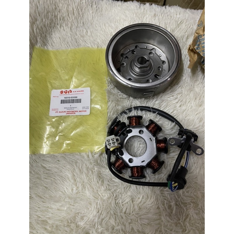 suzuki fx110 fx 110 gsx 110 gsx110 FUEL COIL / MAGNET COIL / STARTER ...