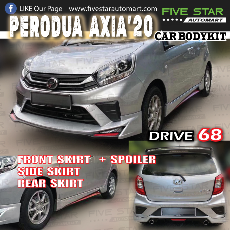 Perodua Axia 2020 Drive 68 Full Set Bodykit | Shopee Malaysia