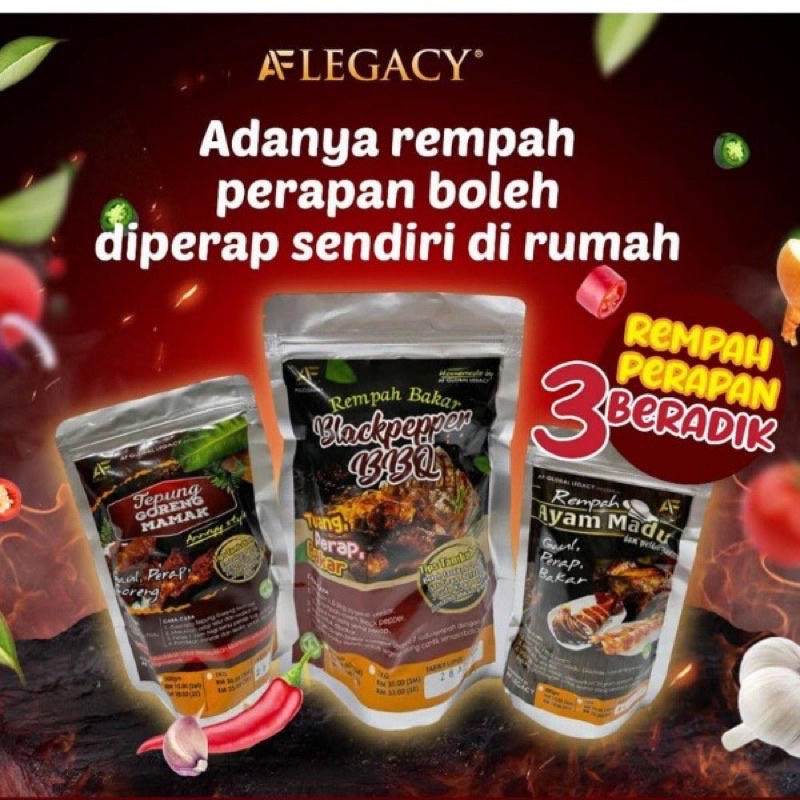 🔥3 PACK REMPAH PERAP 💯 ORIGINAL 🔥 | Shopee Malaysia