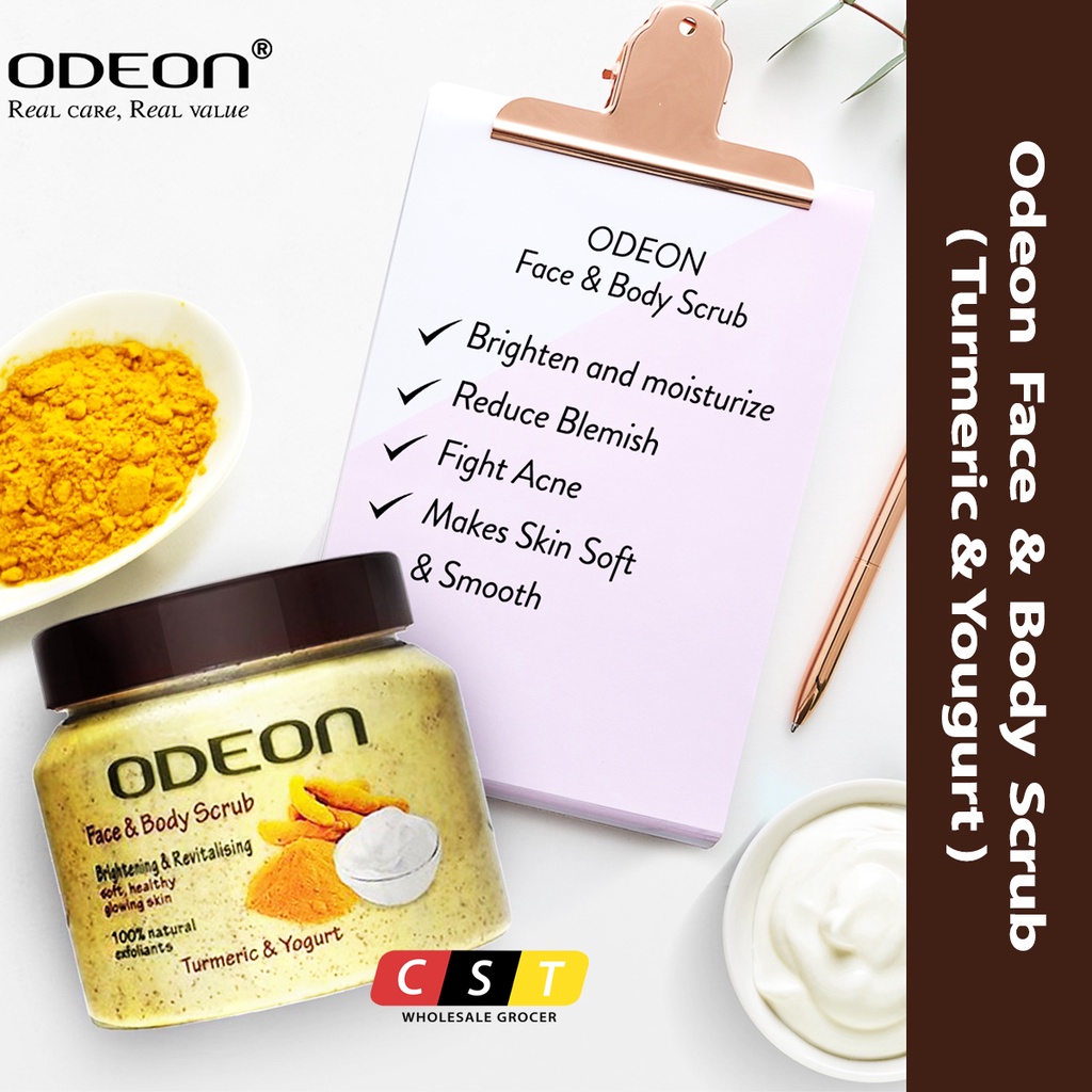 Odeon Face & Body Scrub 300ml | Shopee Malaysia