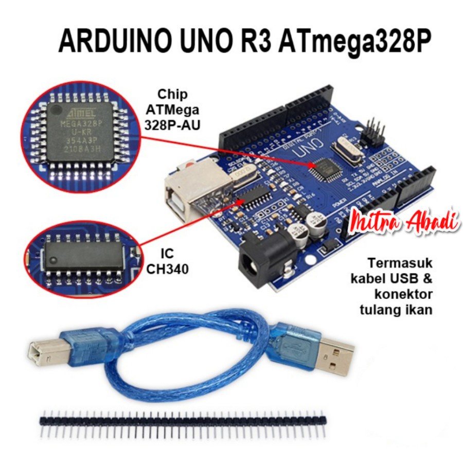 Arduino UNO R3 ATMega328P Development Board | Shopee Malaysia