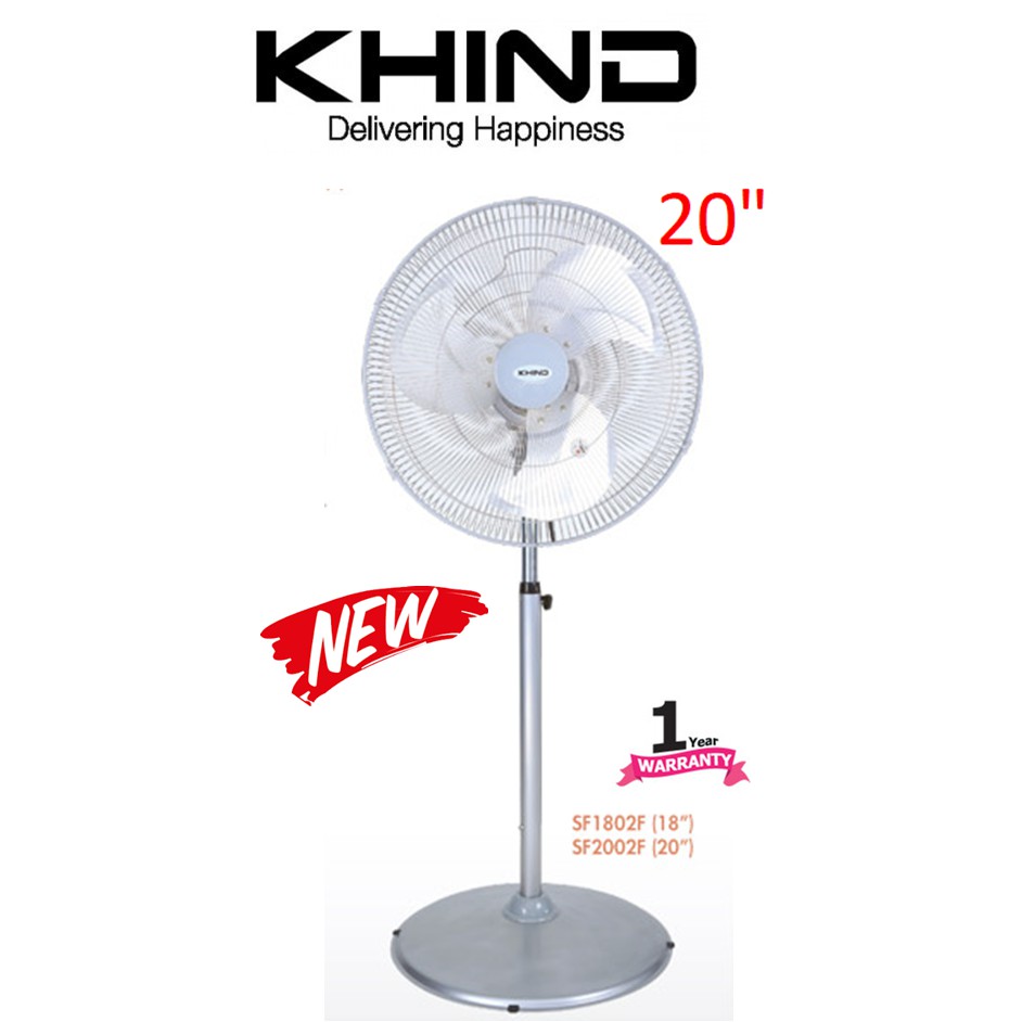 KHIND 18" INDUSTRIAL STAND FAN SF1821 /SF1803B/ SF2002B / XMA XMA-201SF ...