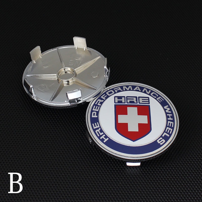 4pcs 68MM/65MM Wheel Center Cap HRE Wheels Hubcap On wheel HRE Sticker ...