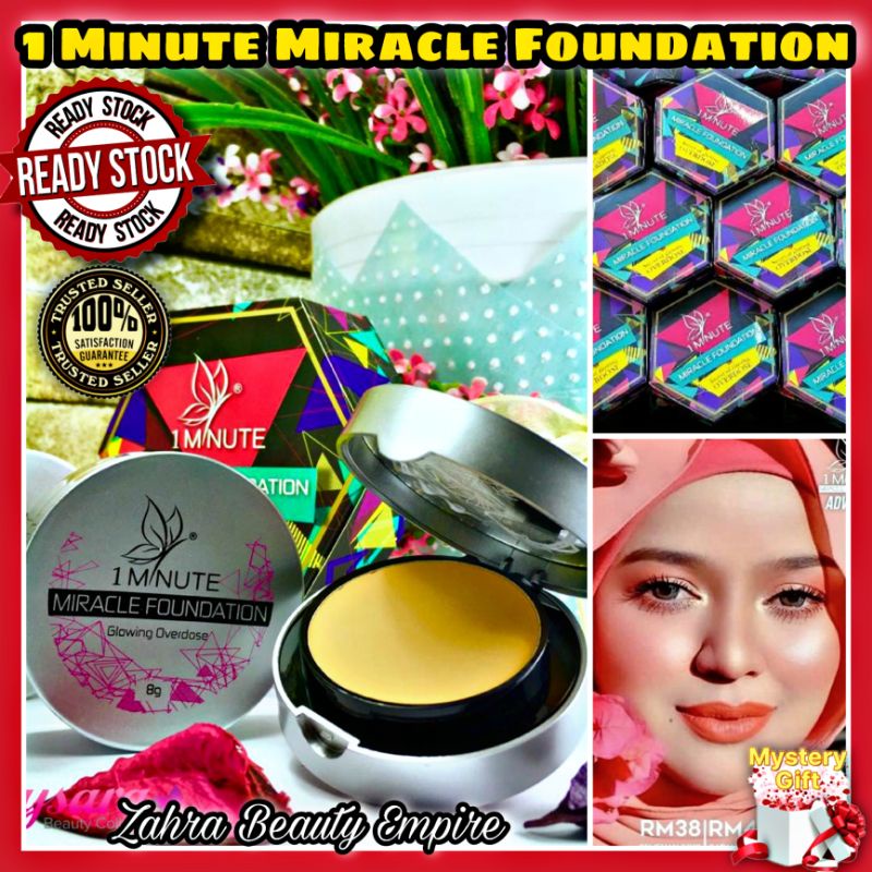 1MM FOUNDATION | 1 MINUTE MIRACLE [💯 ORI HQ] + 🎁FREE GIFT🎁 | Shopee ...