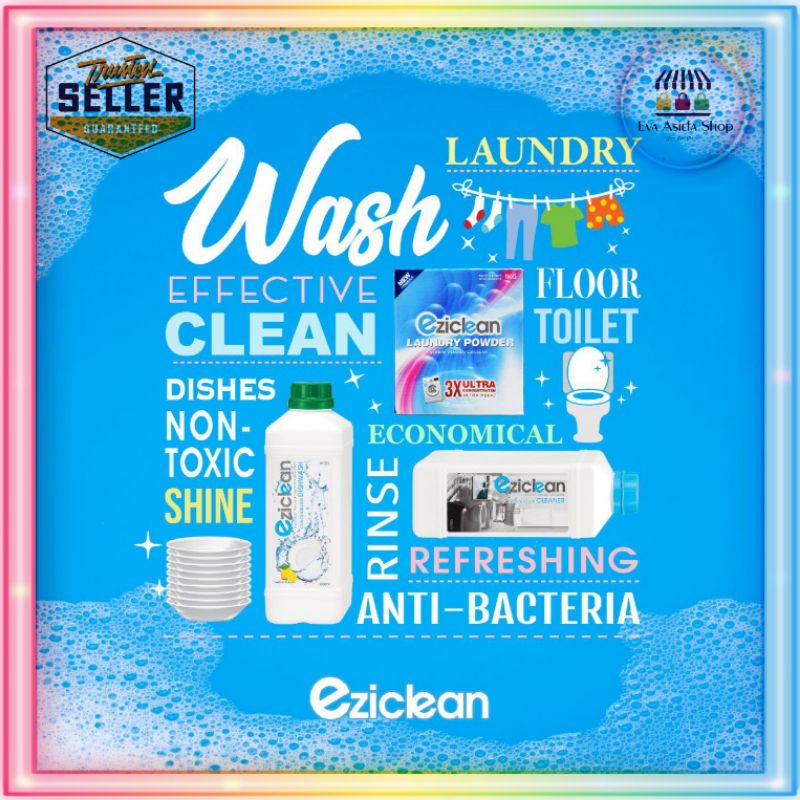 💜HOT SALE🔥SET EZICLEAN FAMILY 💯ORIGINAL💚 | Shopee Malaysia