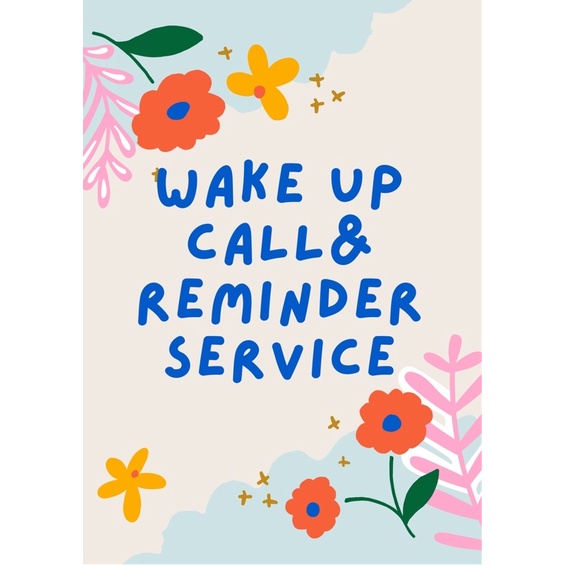 WAKE UP CALL SERVICE | Shopee Malaysia