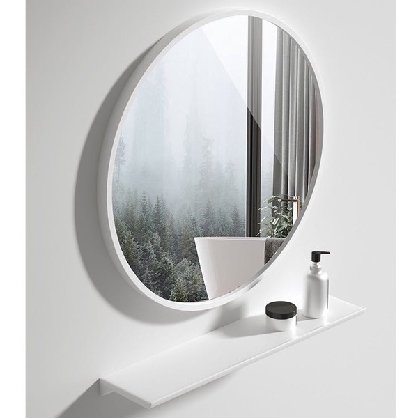 DEKO Round Mirror White Circle Wall Mirrors Vanity Mirror Mirror Deco ...