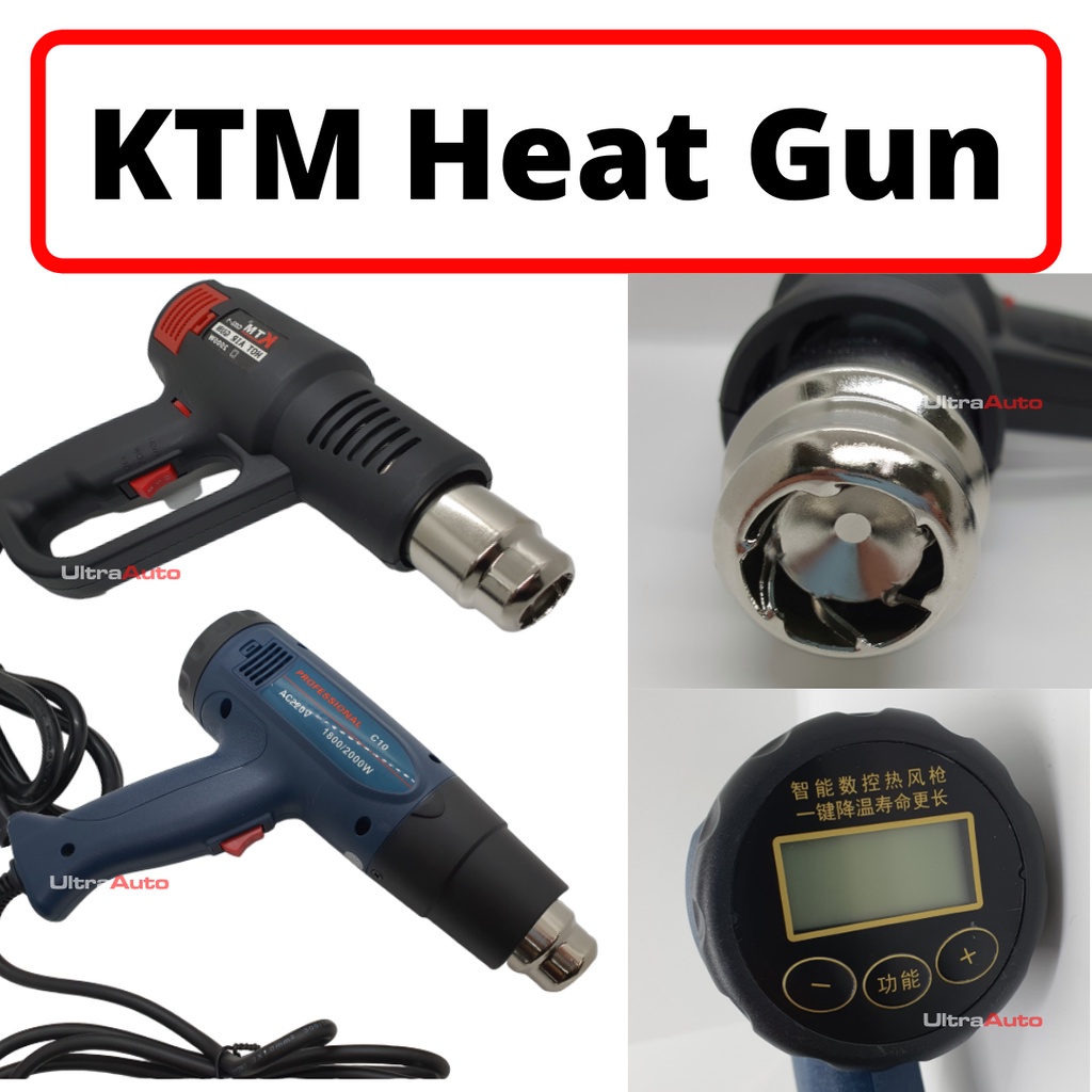 KTM Professional Heat/Hot Air Gun Blower Heater/Blowgun Hotgun 2000W ...