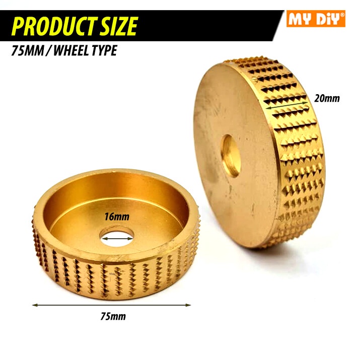 MYDIYHOMEDEPOT - ANGLE GRINDER WOOD CARVING DISC WOOD GRINDING WHEEL ...