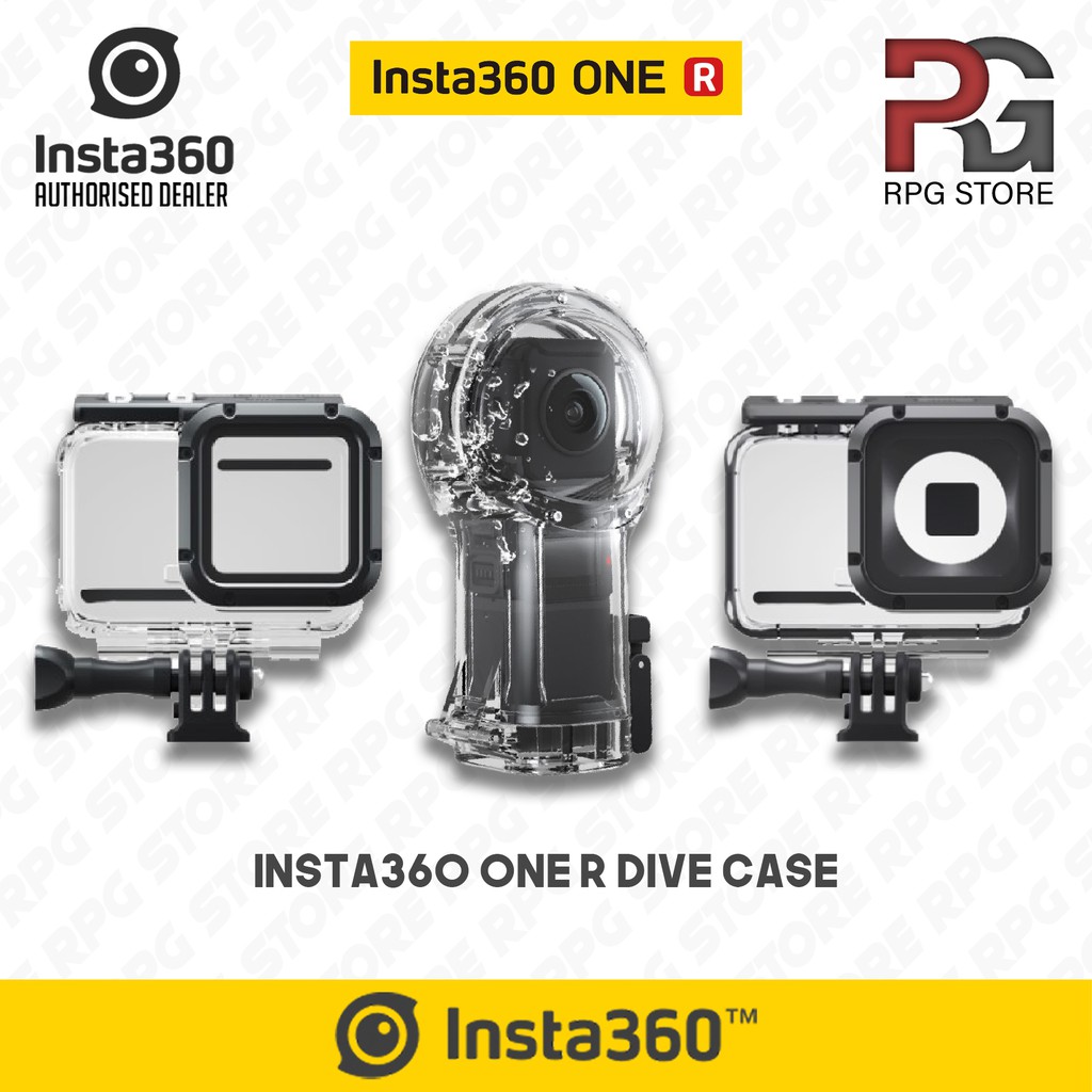 (READY STOCK) - Insta360 ONE R Dive Case for 4K Mod/ Dual-Lens 360 Mod ...