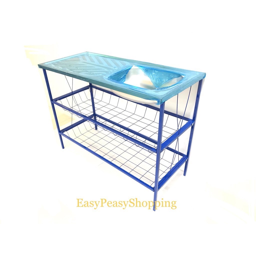 #Heavy Duty Kitchen Stainless Steel Sink with Stand Complete SET ...