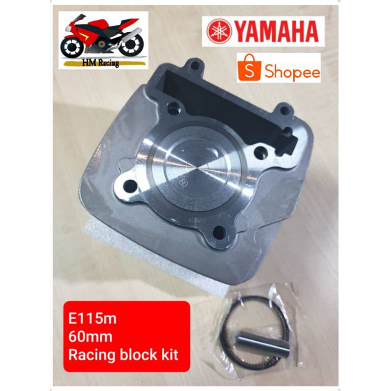 YAMAHA E115M E 115M - RACING BLOCK KIT 60MM CYLINDER BLOK 60 MM ...