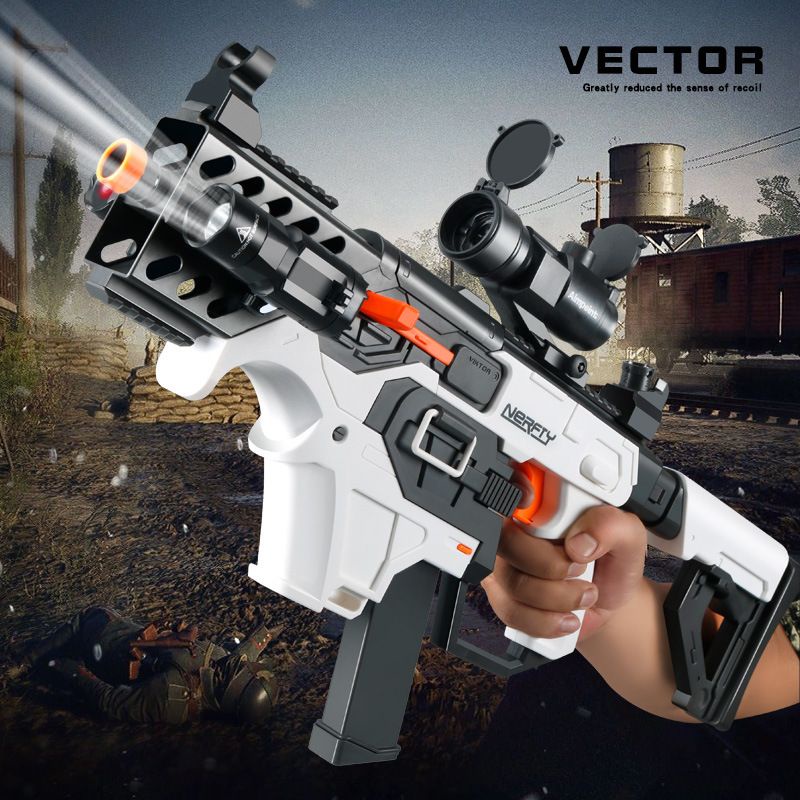 [Ready Stock] Nerfty Gun Viktor Sembylon Vector Electrical Auto Soft ...