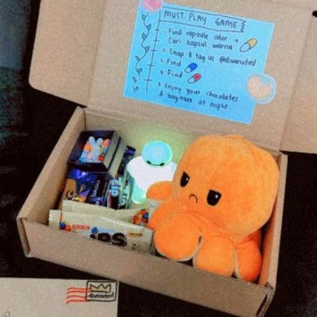 OCTOPUS BIG HERO 6 BAYMAX GIFTBOX LED VIRAL octopus plushie | Shopee ...