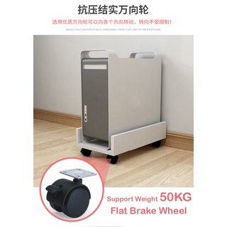 Desktop Computer Host Pulley Bracket Pad Riser Base under Table CPU ...