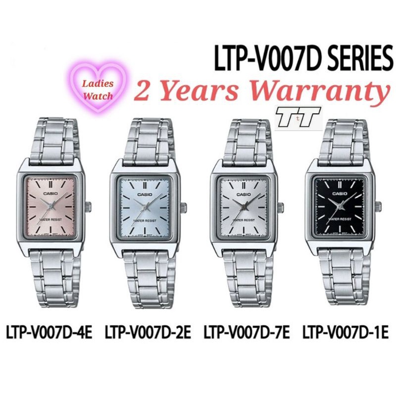 Casio Women Watches Ltp V007d Casio Women Analog Watch [2years Warranty] Ltp V007d 1e Ltp V007d