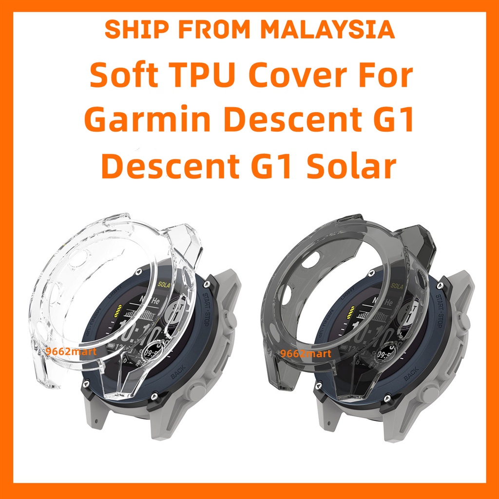 Garmin Descent G1 Cover Case Screen Protector Soft TPU Bezel Cover ...