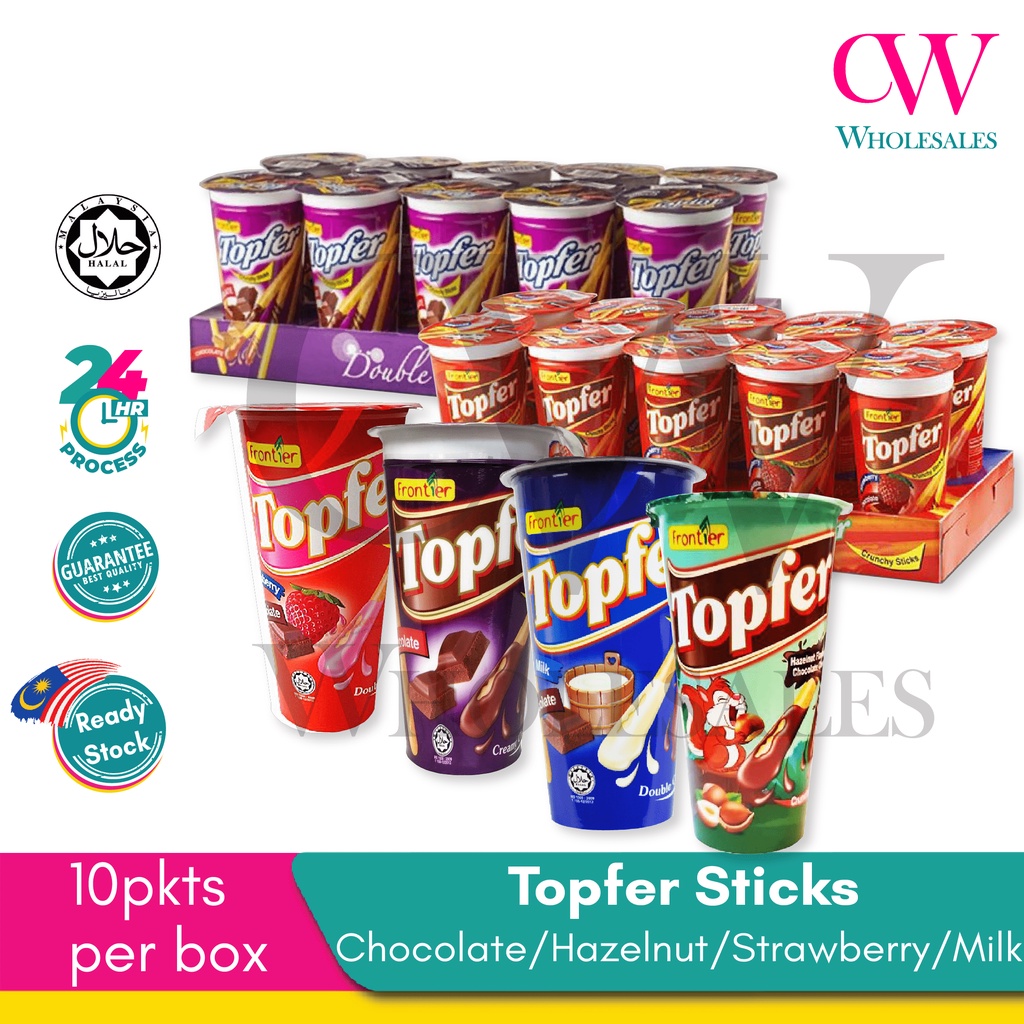 Frontier Topfer Coklat Hazelnut / Berkrim / Susu / Strawberi 40g ...