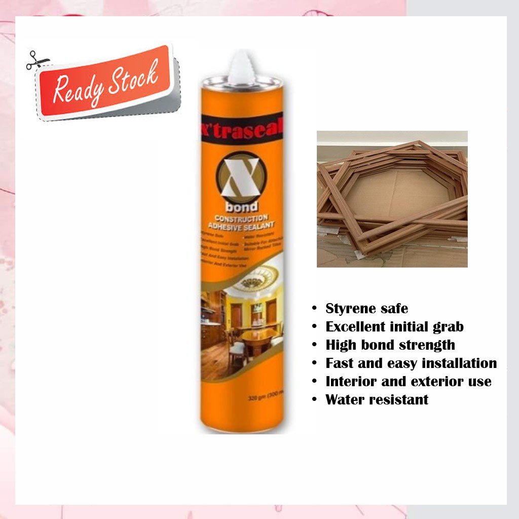 Gam Wainscoting X’TRASEAL X-Bond Construction Adhesive Sealant | Shopee ...