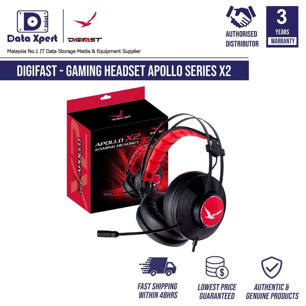 Digifast Headset Apollo Series X2, Lightweight, Noise-Canceling ...