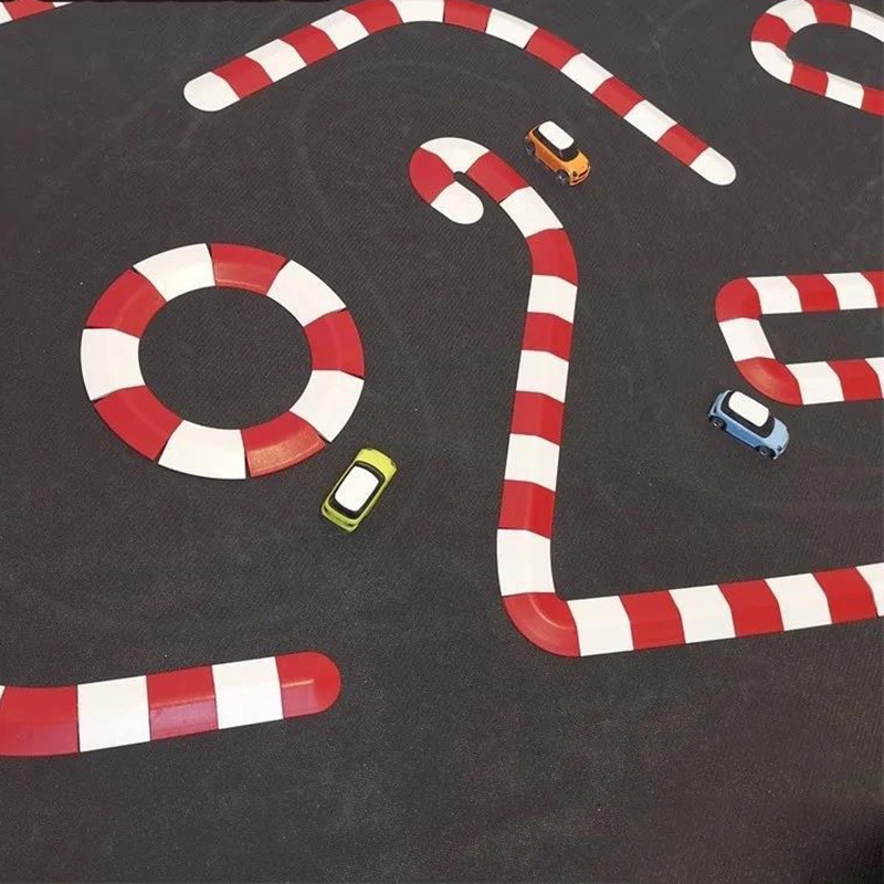 26pcs 1/76 Road Barrier DIY Racing Track Design Drifting Race Track RC ...