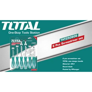 Total Screwdriver Set Skru Driver Screw Driver Long 6 Pieces Hand ...