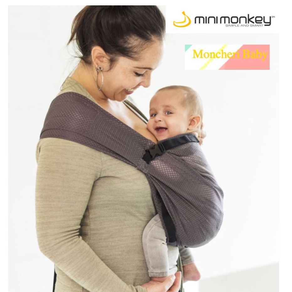 Mini Monkey Minimonkey Baby Sling Carrier (1pc) | Shopee Malaysia