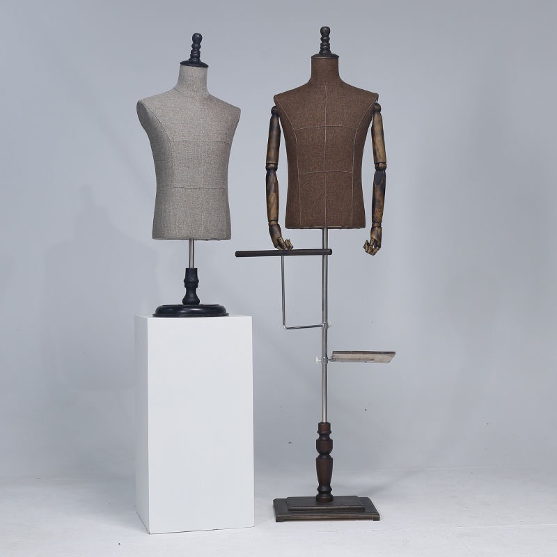 High-End Mannequin Men's Clothing Store Half-Length Window Suit Window ...