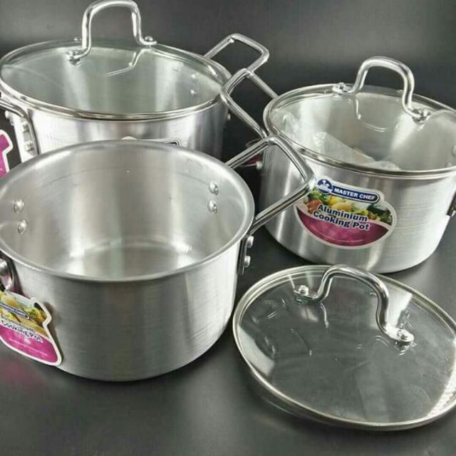 Periuk Aluminium susun3 | Shopee Malaysia