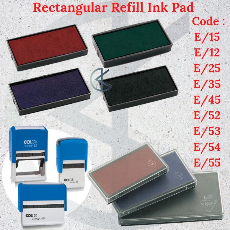 COLOP Printer Line Rectangular Refill Ink Pad / Spare Pad | Shopee Malaysia