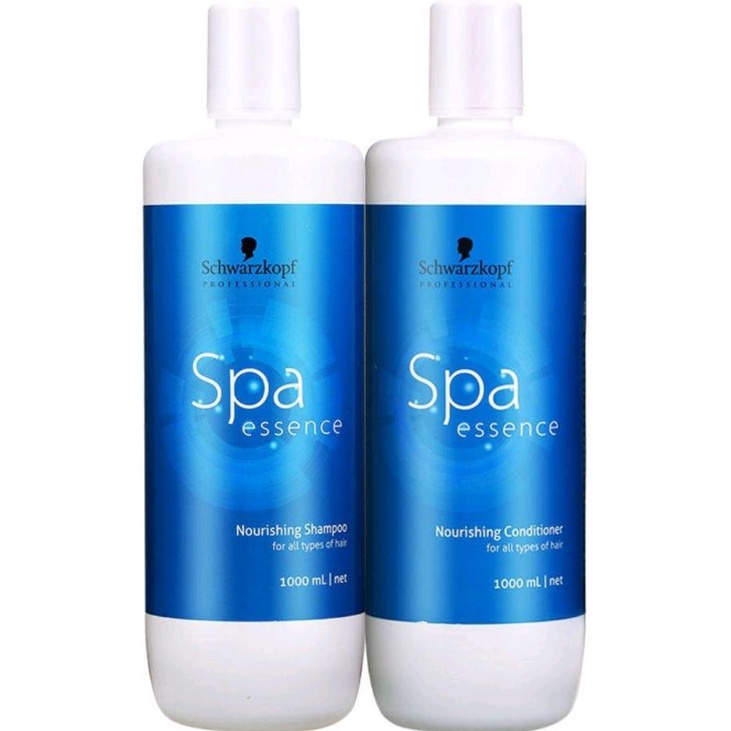 Schwarzkopf Spa Essence Nourishing Shampoo 1000ml / Conditioner 1000ml ...