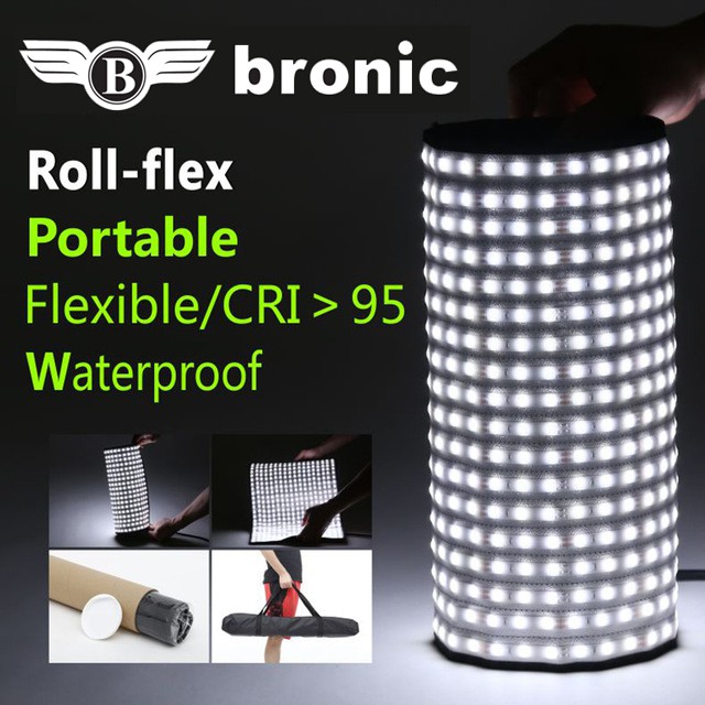 BRONIC R-18C 150W FLEXIBLE LED VIDEO LIGHT DIMMABLE AND ADJUSTABLE ...