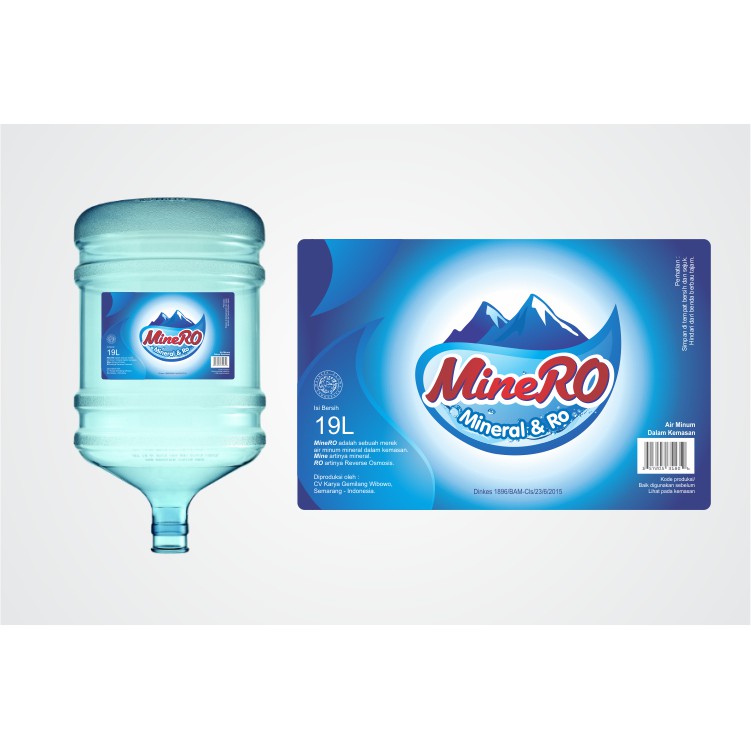 Print Aqua Gallon Mineral Water Label Stickers (100Pcs) | Shopee Malaysia