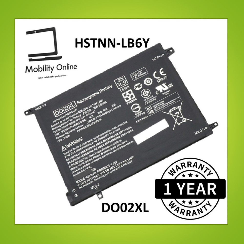 HP 210 X2-10N HSTNN-LB6Y DO02XL TPN-I121 TPN-I122 810749-421 Laptop ...
