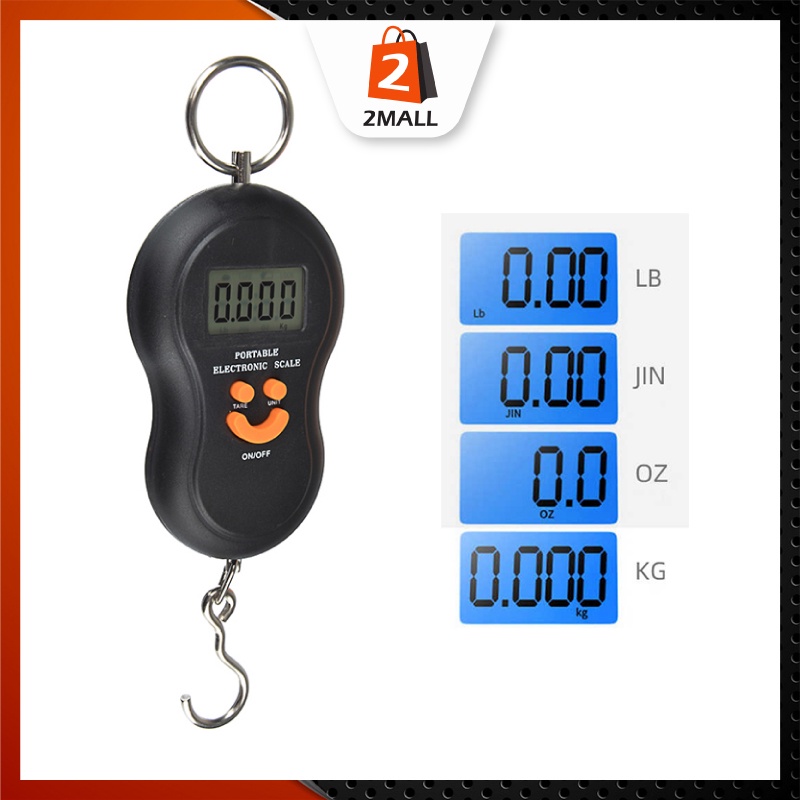 2MALL Handheld Scale Mini Spring Electronic Scale Household Kitchen ...