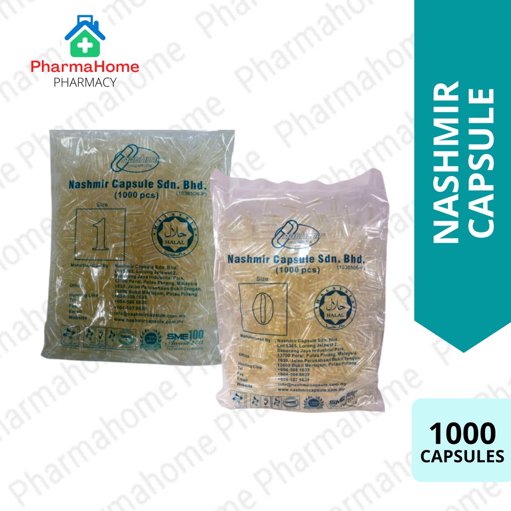 Nashmir Empty Capsule 1000's | Shopee Malaysia